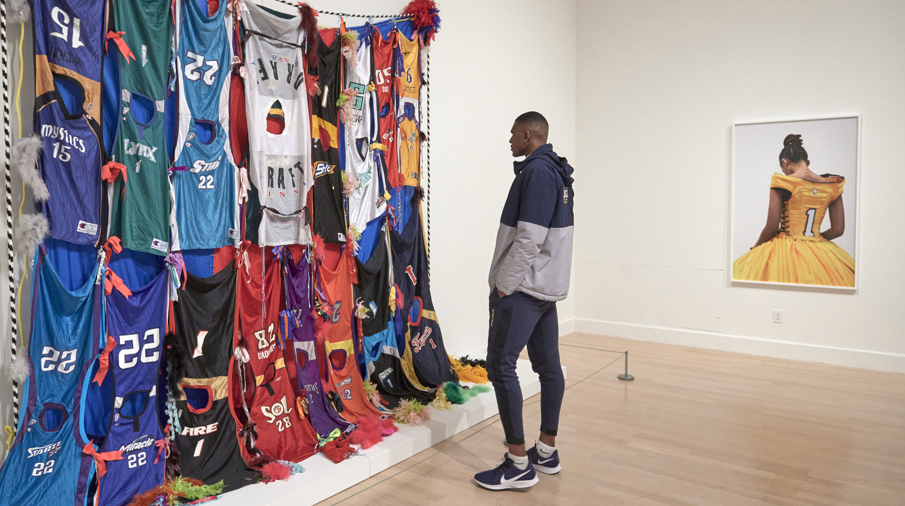 To the Hoop, Installation-9 - Weatherspoon Art Museum