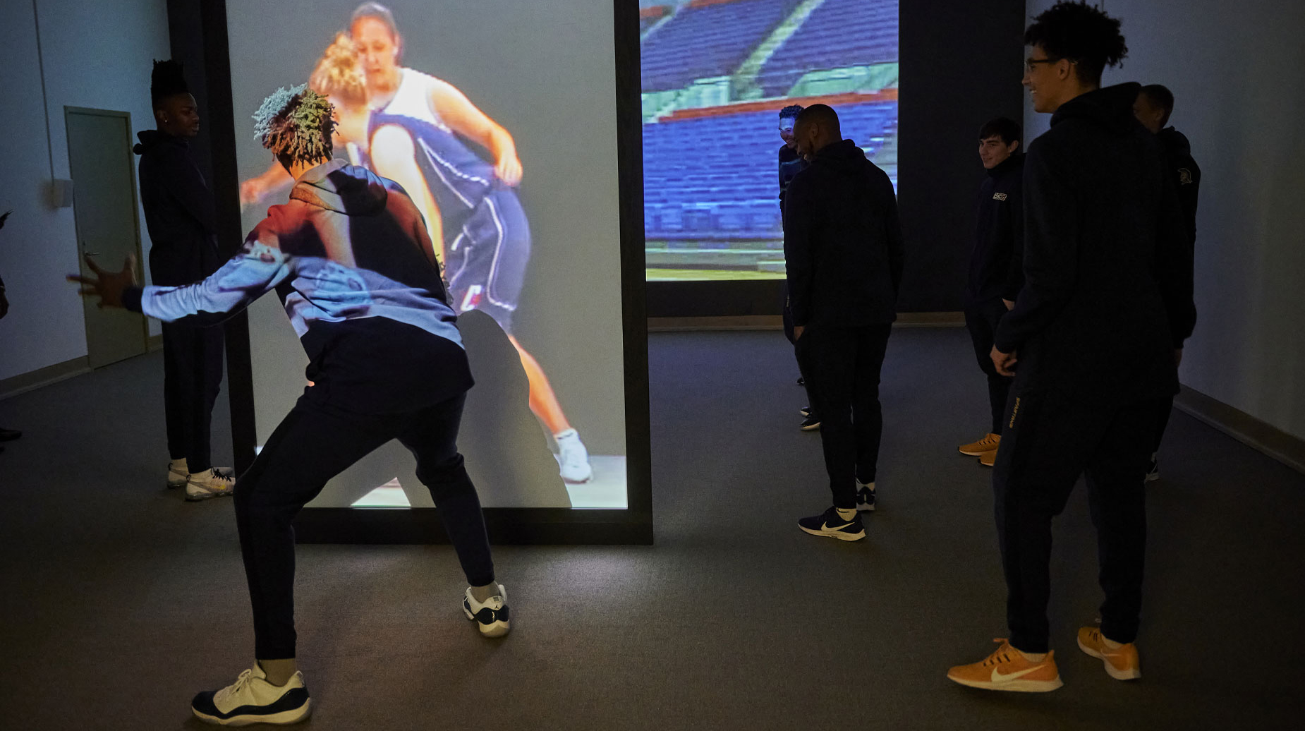 To the Hoop, Installation-10 - Weatherspoon Art Museum