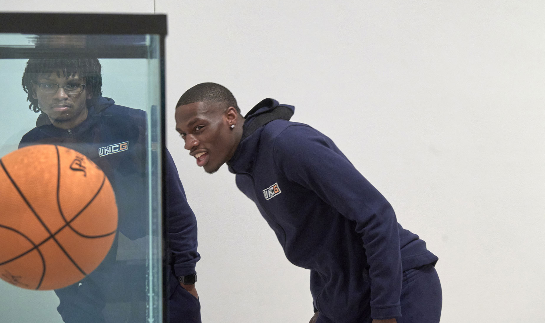 To the Hoop, Installation-1 - Weatherspoon Art Museum