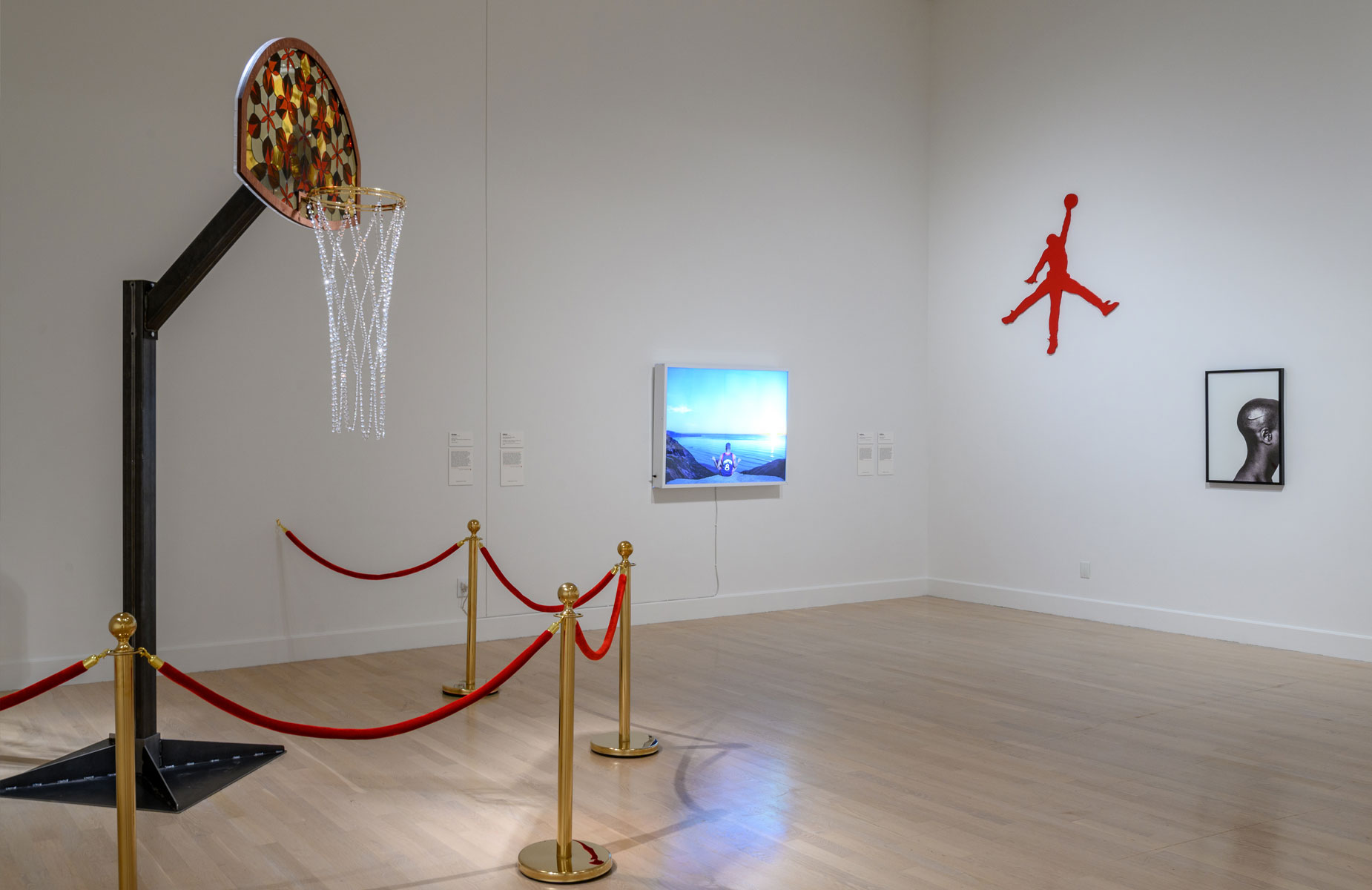 To the Hoop, Installation-2 - Weatherspoon Art Museum