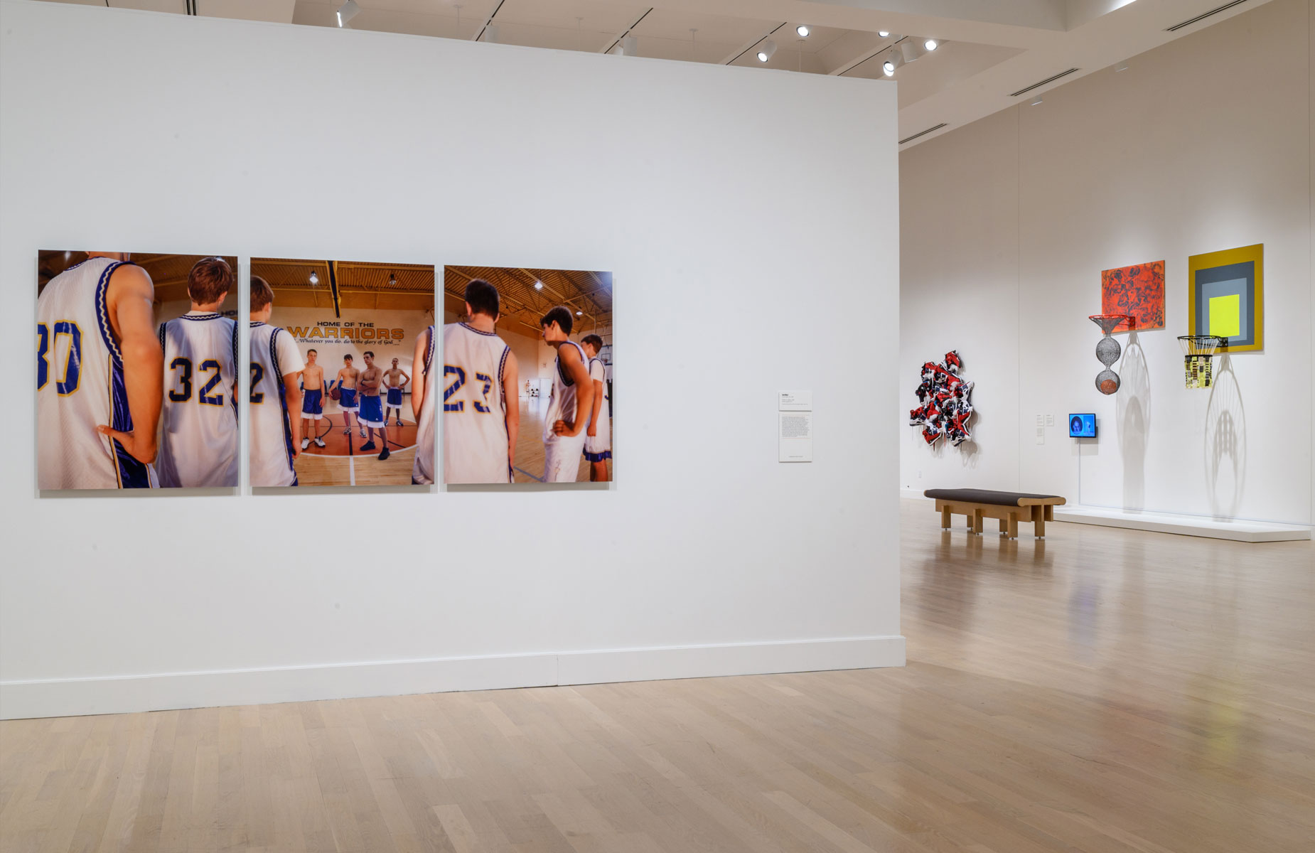 To the Hoop, Installation-3 - Weatherspoon Art Museum