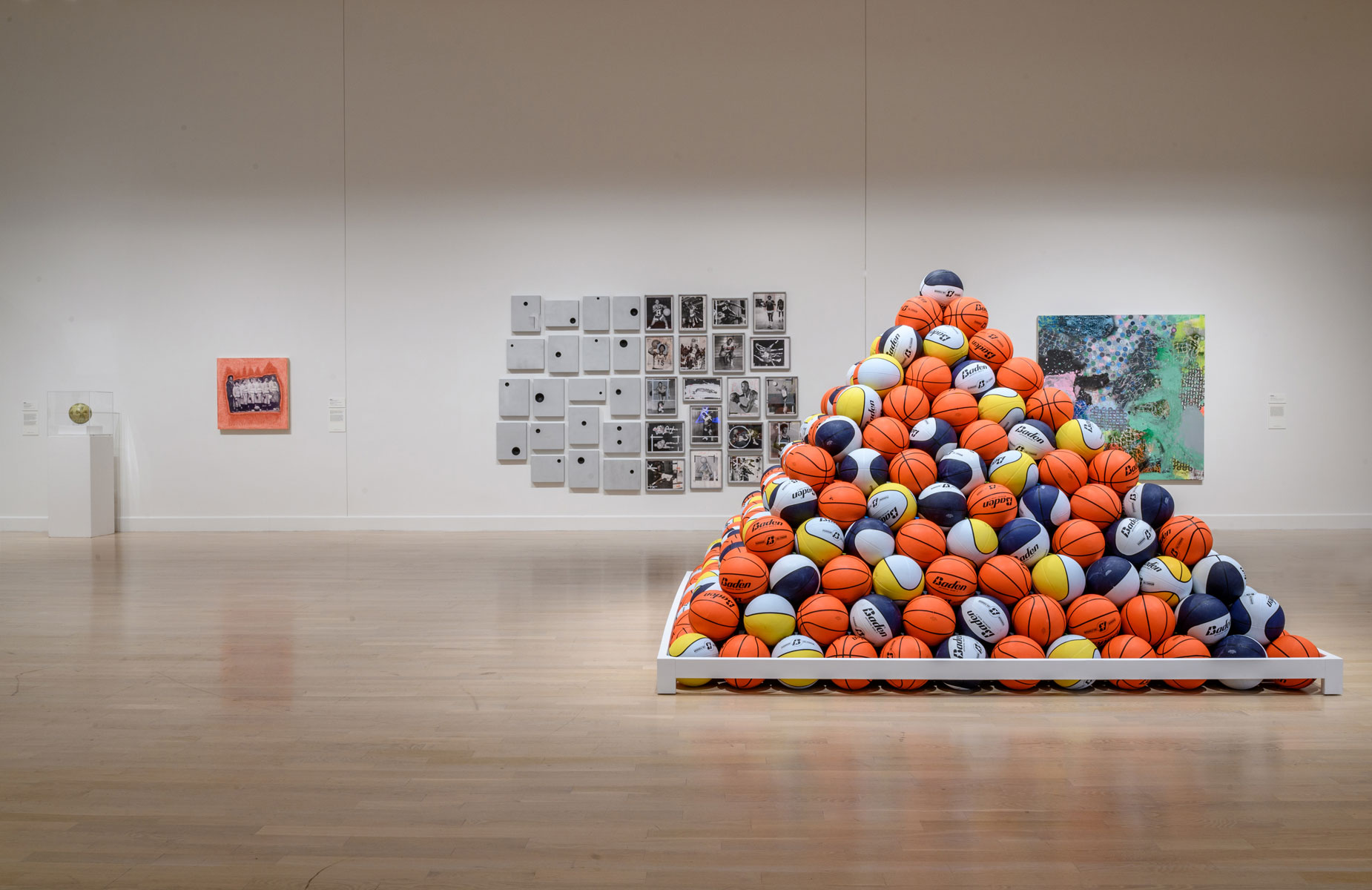 To the Hoop, Installation-6 - Weatherspoon Art Museum