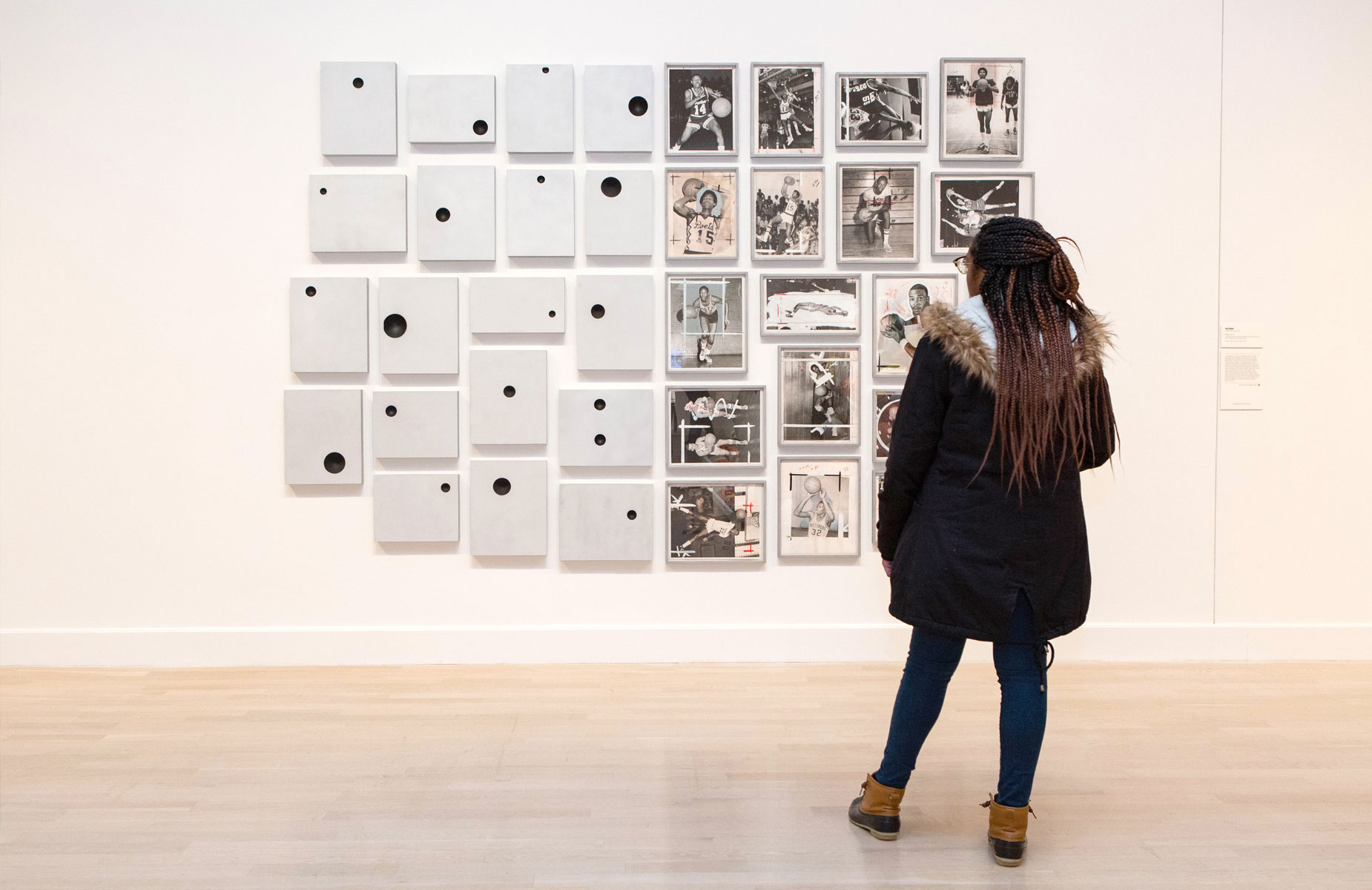 To the Hoop, Installation-8 - Weatherspoon Art Museum